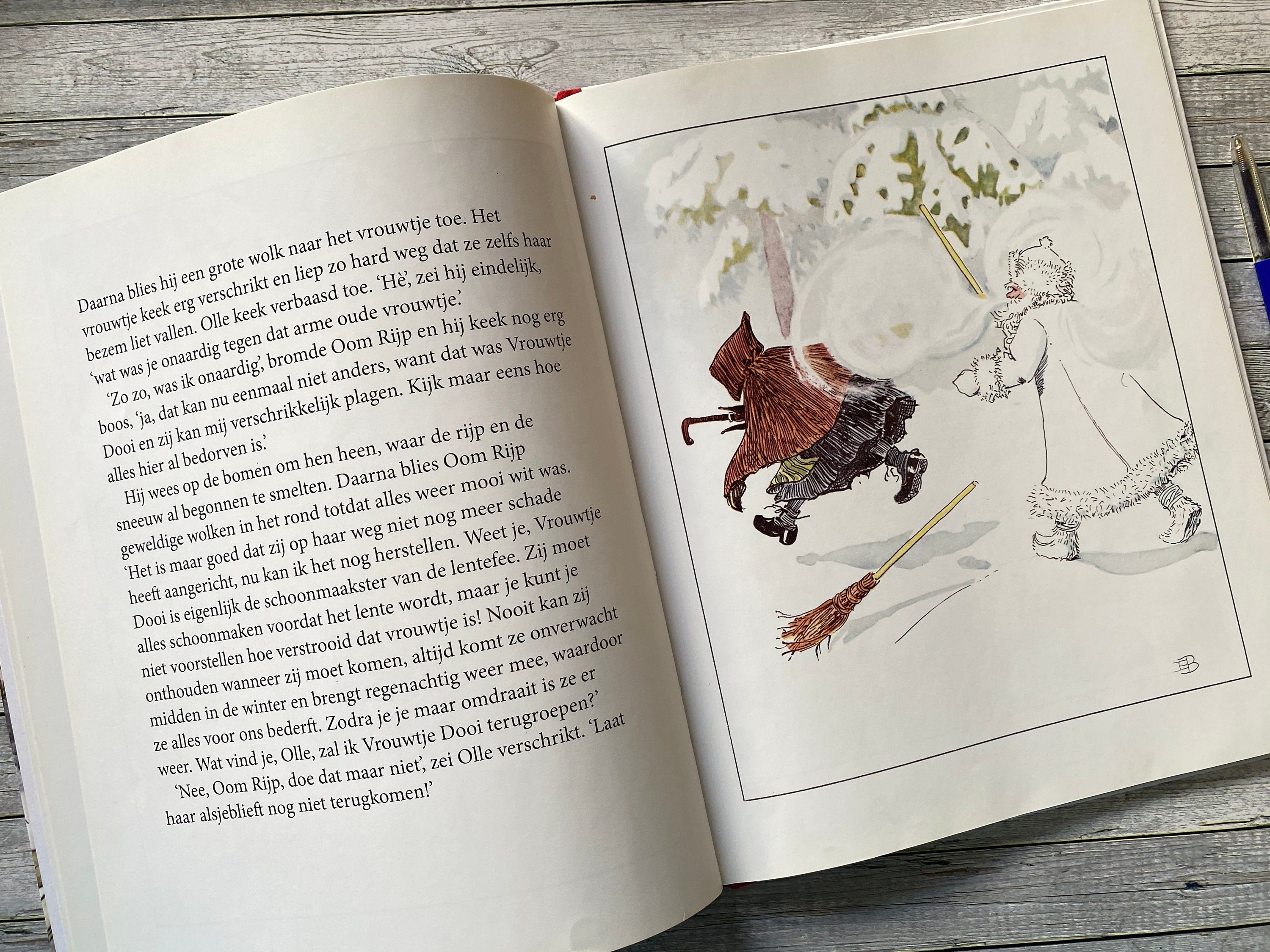 A4+ Size Elsa Beskow, Dutch Picture Book, Olles Skitocht, Ollies Ski ...
