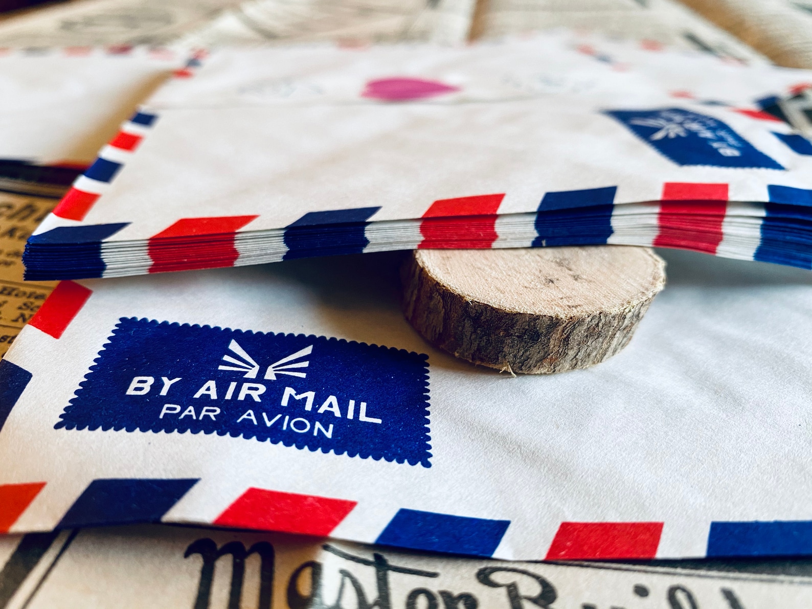 50 Airmail Envelopes, Travel Gifts, Wedding, Craft Parties, Airmail ...