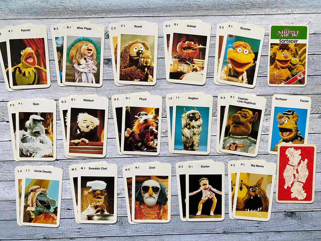 30 Cards of the Muppet Show. Sorteper. Kermit and His Friends, Jim ...