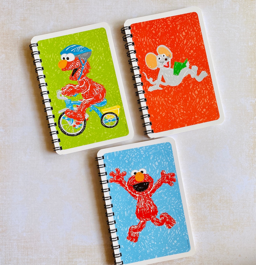 Sesame Street Notebook Spiral Notebook With 80 Grams Drawing Paper 40 ...