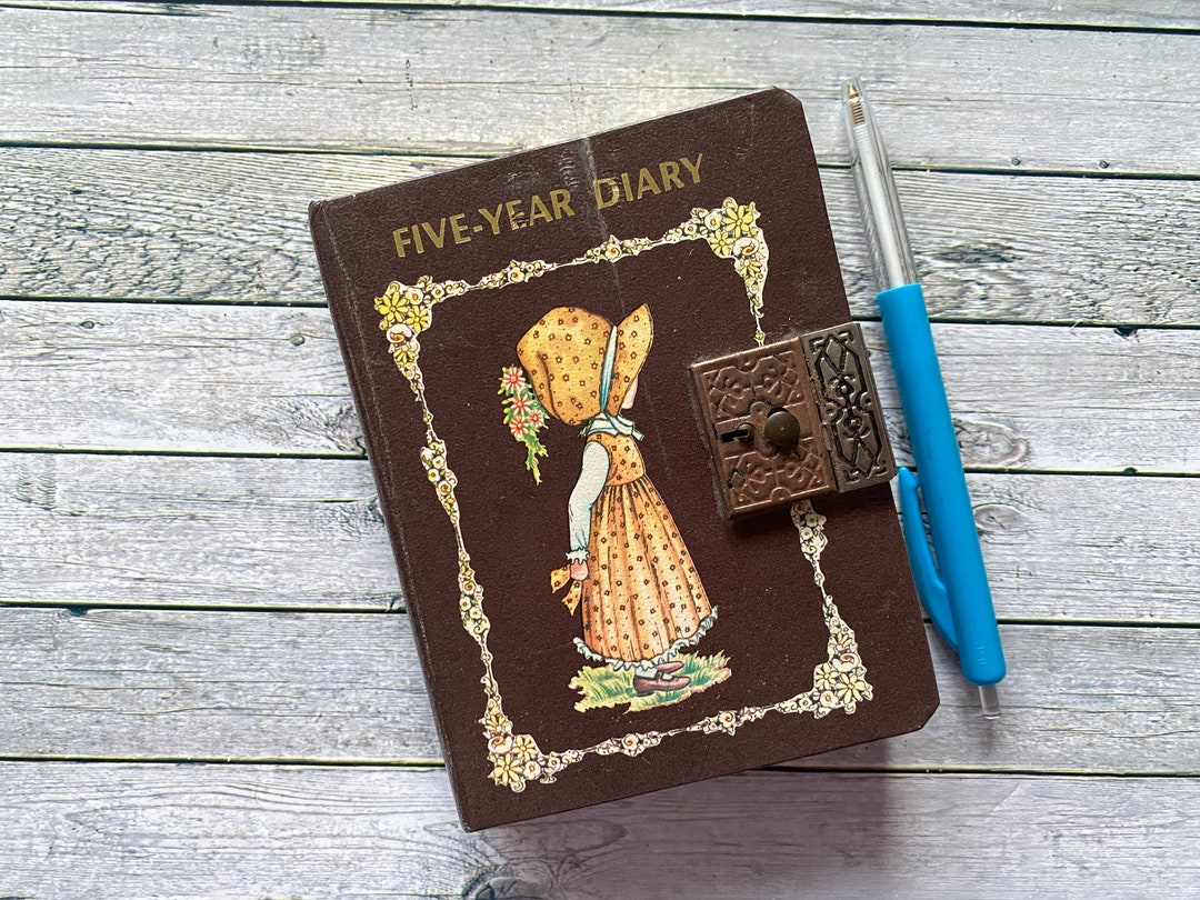 Holly Hobbie Diary Book Vintage Diary Five-year Diary Vintage, Fair Condition. - Etsy