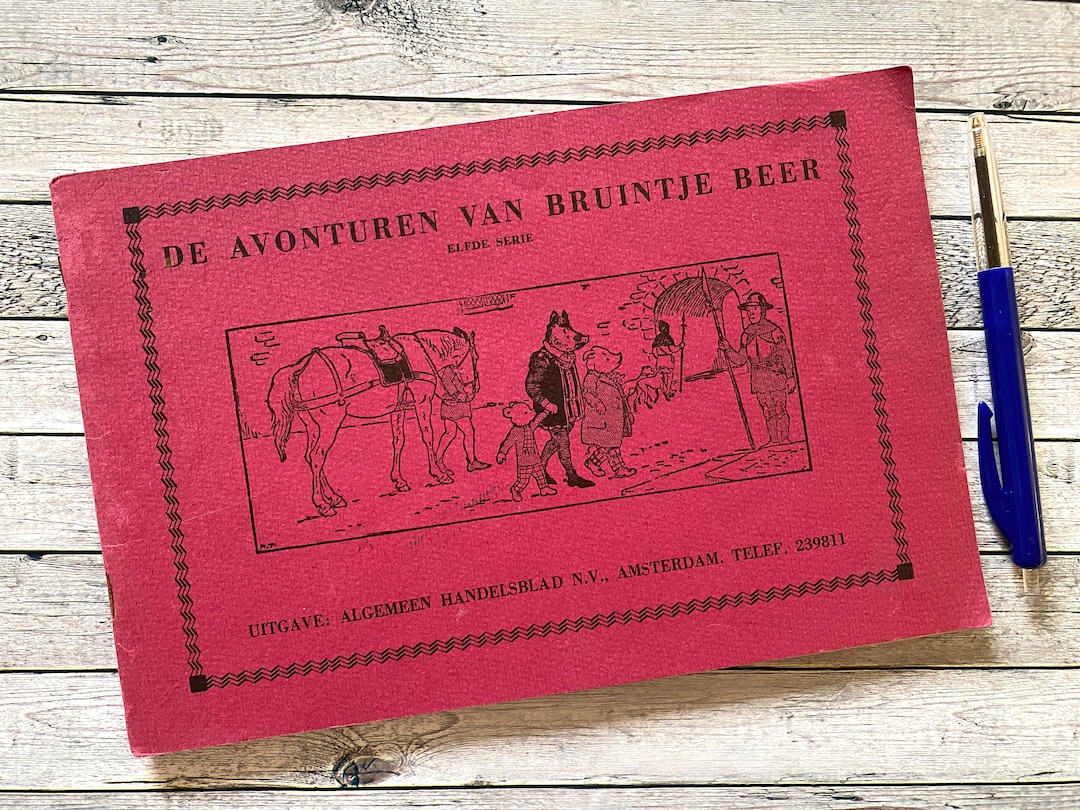Book of Rupert Bear, Dutch Language, Vintage Books, Comics, Children ...