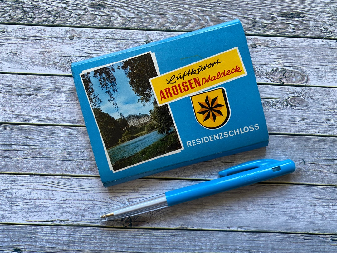 10 Small Postcards Set Harmonica Booklet Postcards - Etsy