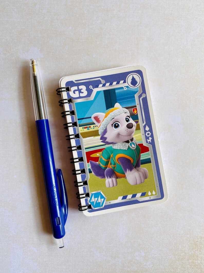 Paw Patrol Playing Cards Spiral Notebook With 80 Grams - Etsy
