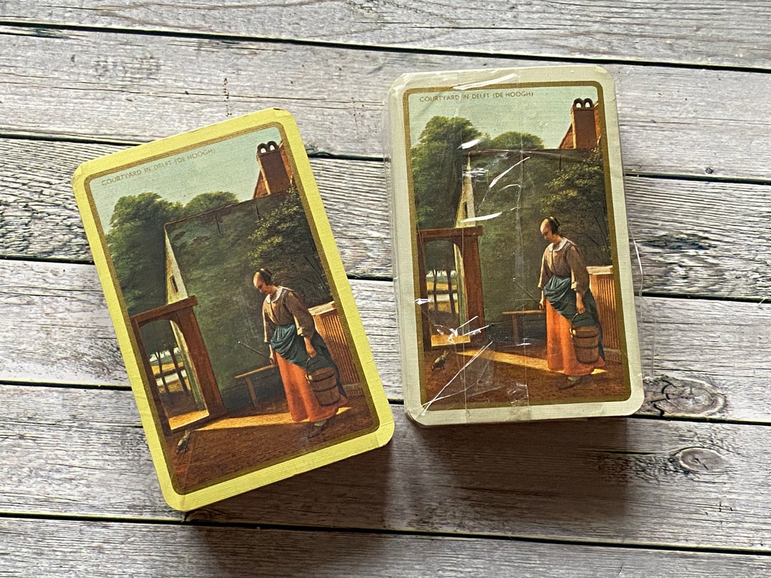 2 Sets of Transit, Dutch Playing Cards, Speelkaarten. Very Vintage and ...