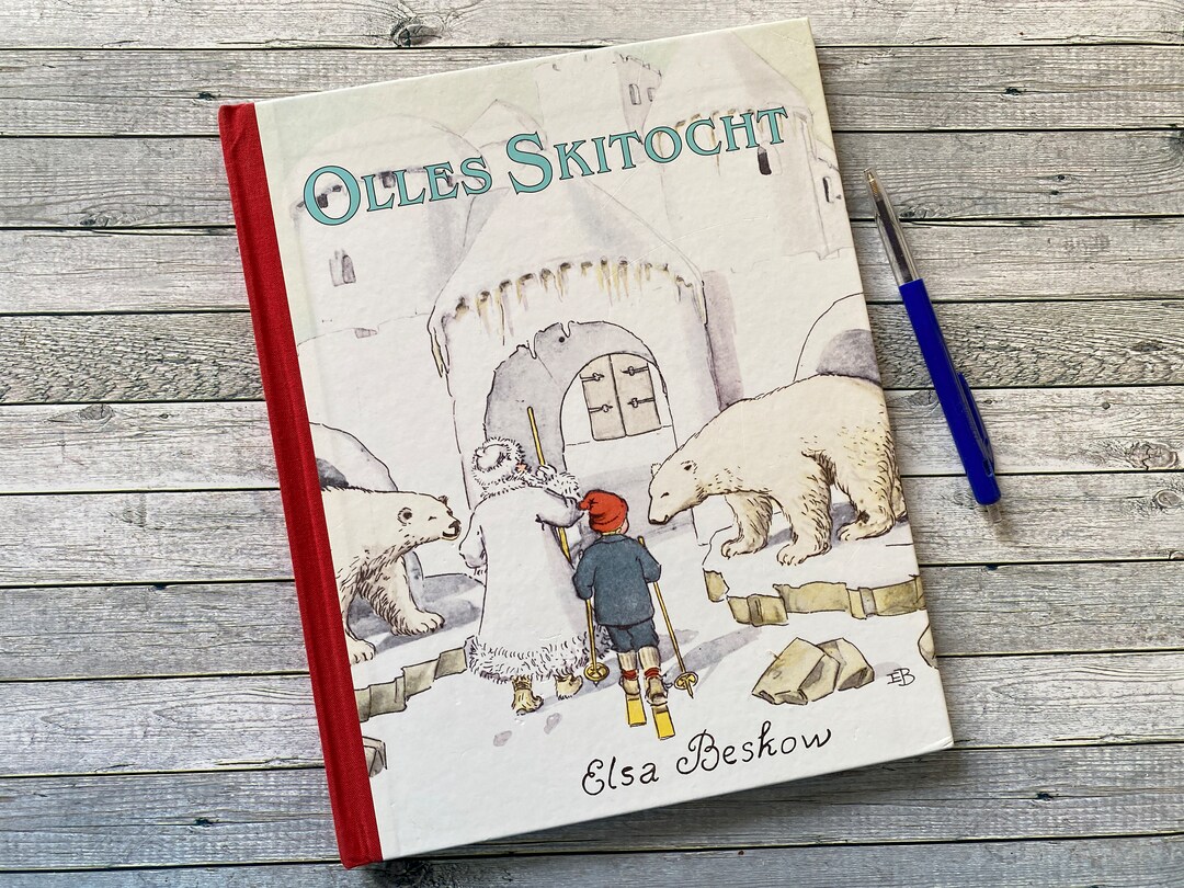 Elsa Beskow, Dutch Picture Book, Olles Skitocht, Ollies Ski Trip ...