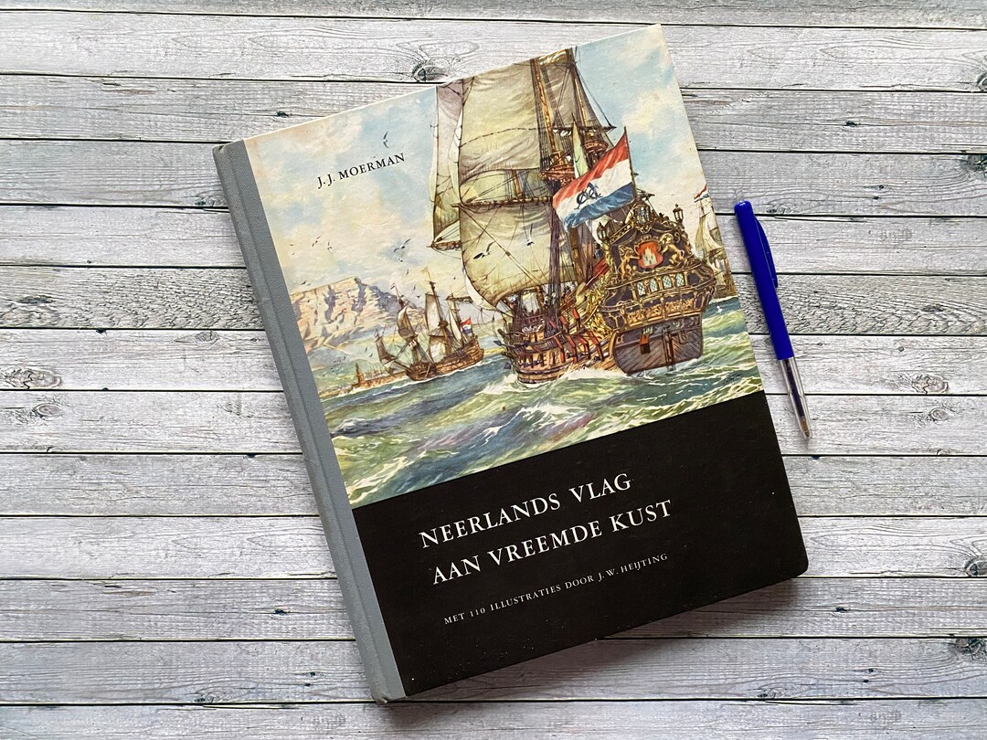 2 History Picture Books Dutch With Trading Cards Complete. - Etsy
