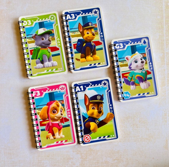 Paw Patrol Playing Cards Spiral Notebook With 80 Grams - Etsy