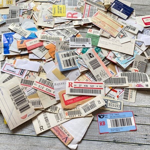 Restock: 25+ Registered Mail Labels, Worldwide, Ephemera Vintage, Great ...