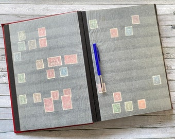 Beautiful Antique Victorian England Penny Red Postage Stamp A - Etsy