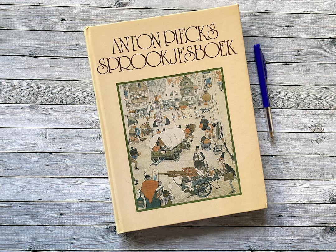 Anton Pieck, Fairytale Book, Dutch Language, 1970, Efteling, Winterwonderland, Drawings, Pieck ...