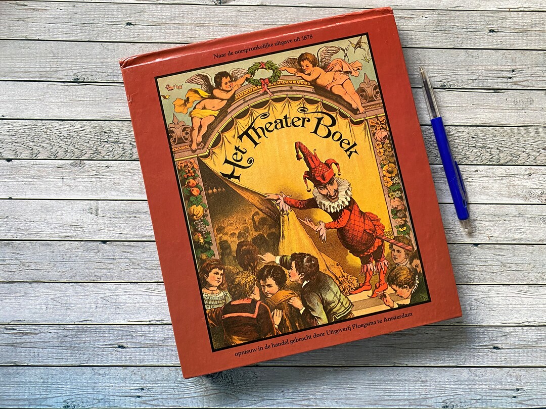 Vintage, Pop-up Book, Dutch, the Theater Book, Reprint From a 1878 Book ...