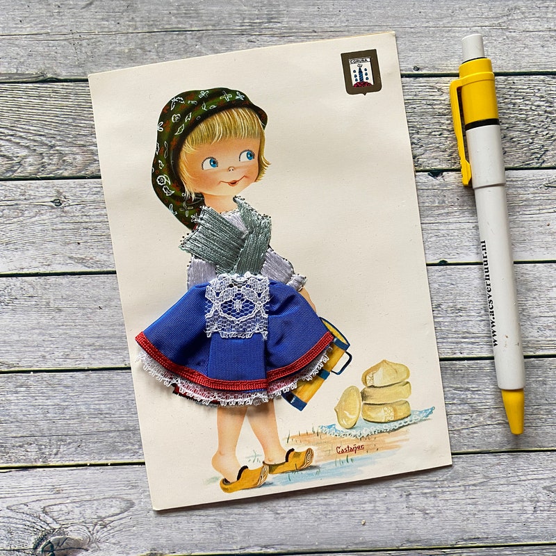 Embroidered Postcard - Etsy