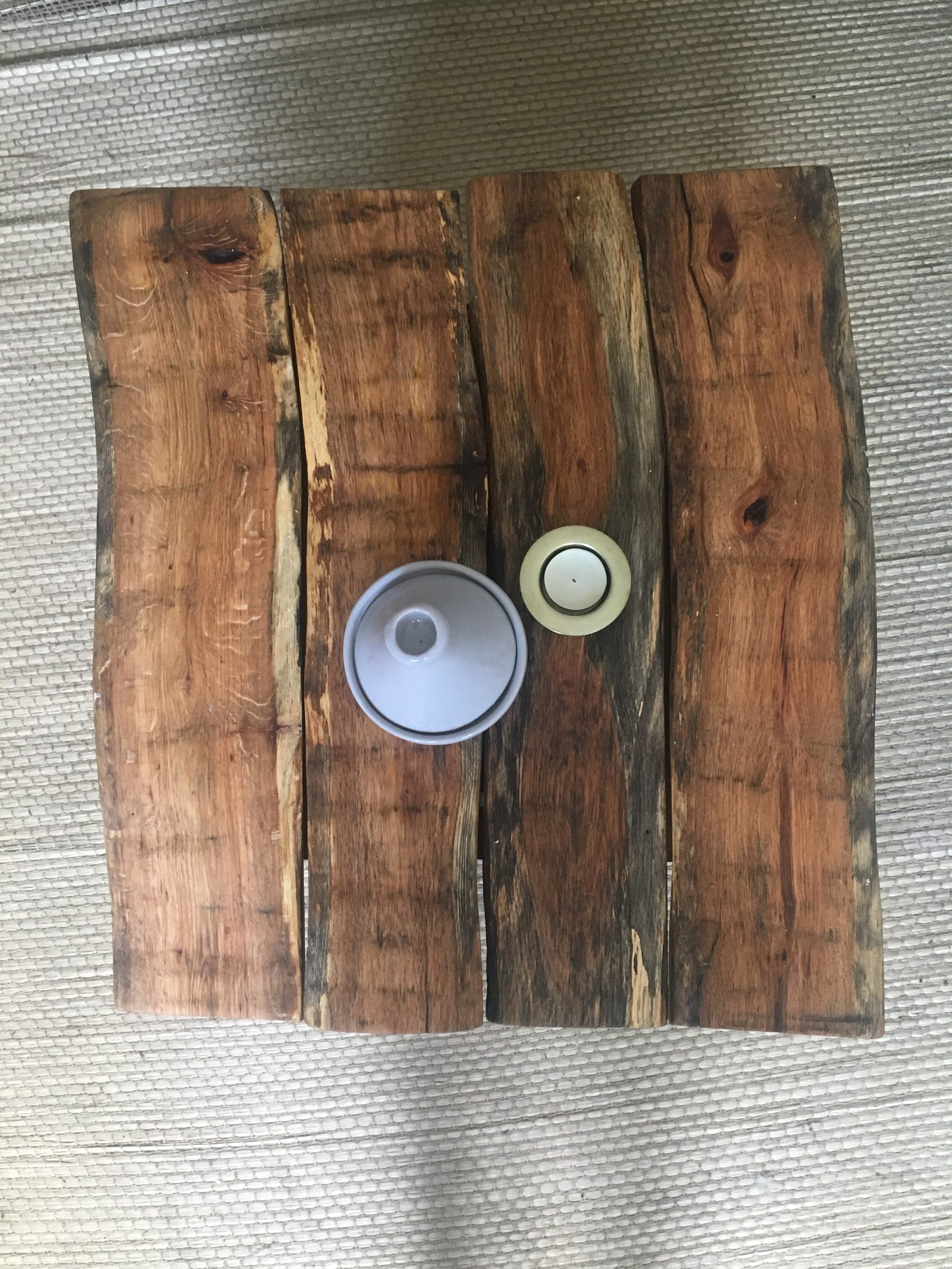 Bespoke Red Oak Wooden Coffee Table - Etsy