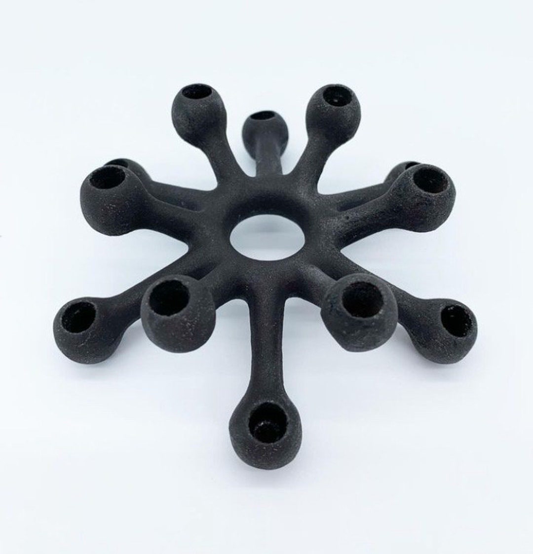 Dansk Designs Denmark Cast Iron Candlestick by Jens Quistgaard, Spider ...