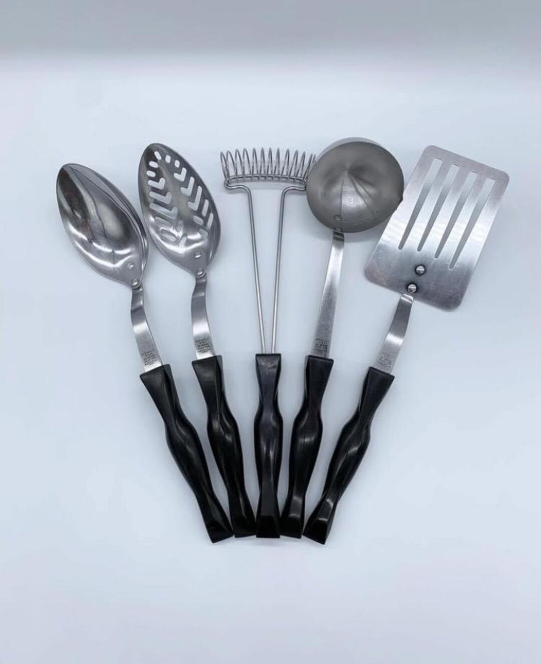 Cutco 5 - Pc. Kitchen Tool Set, Stainless Steel, Classic Brown Handle ...
