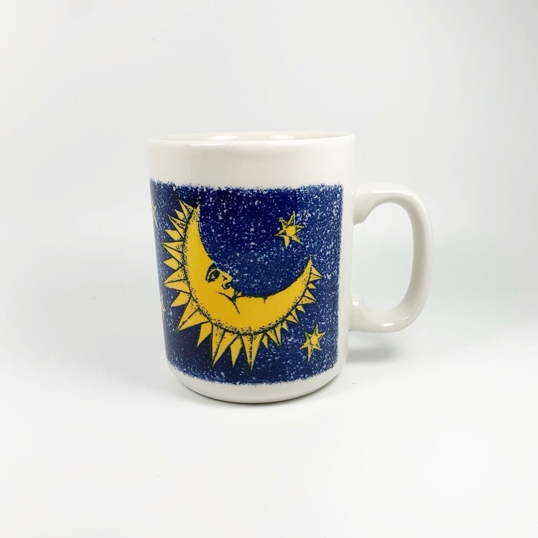 Vintage Celestial Moon and Stars Mug, Made in Britain - Etsy
