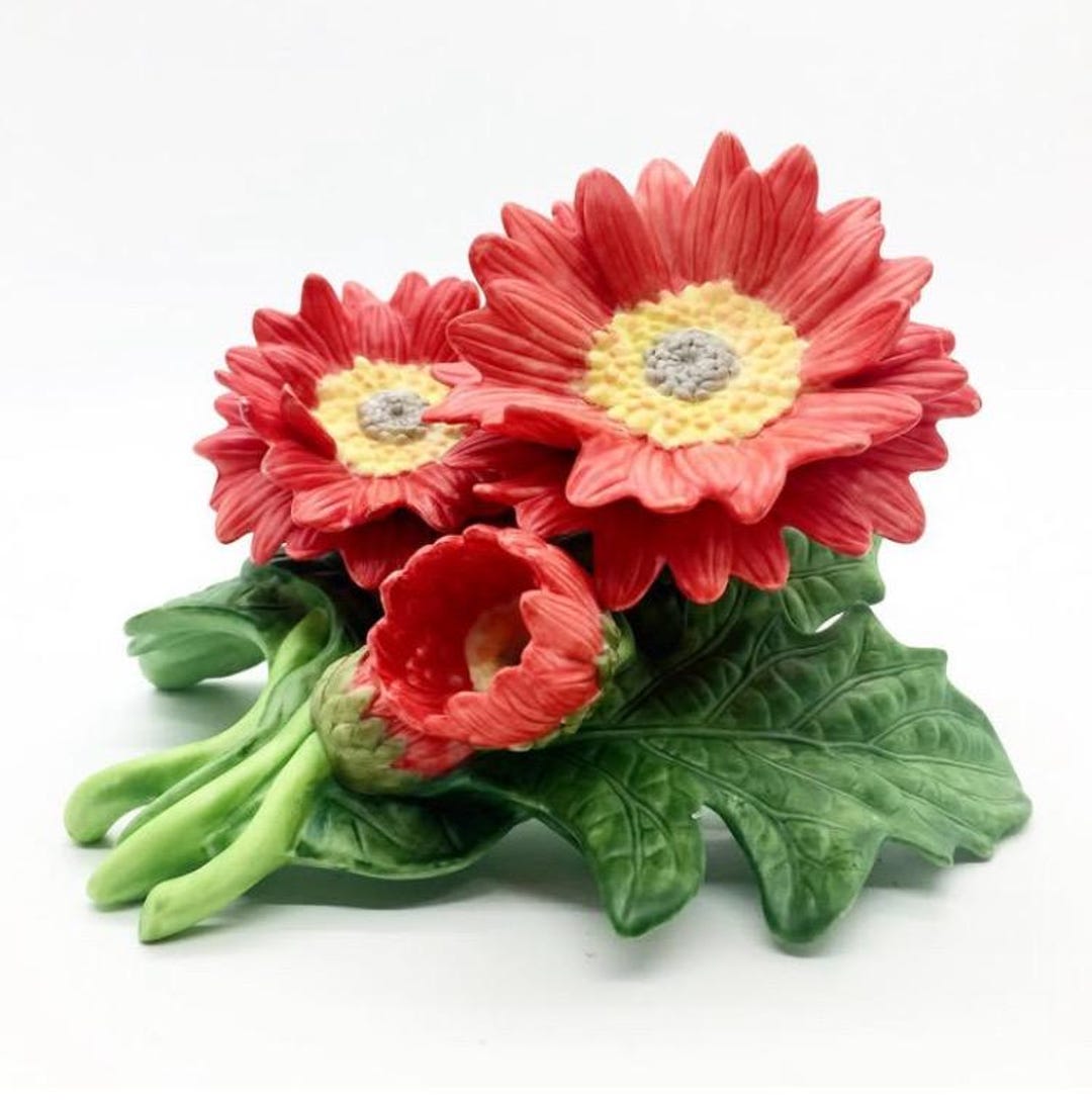 Lenox Garden Flowers Porcelain Gerbera Daisy Flower Sculpture ...