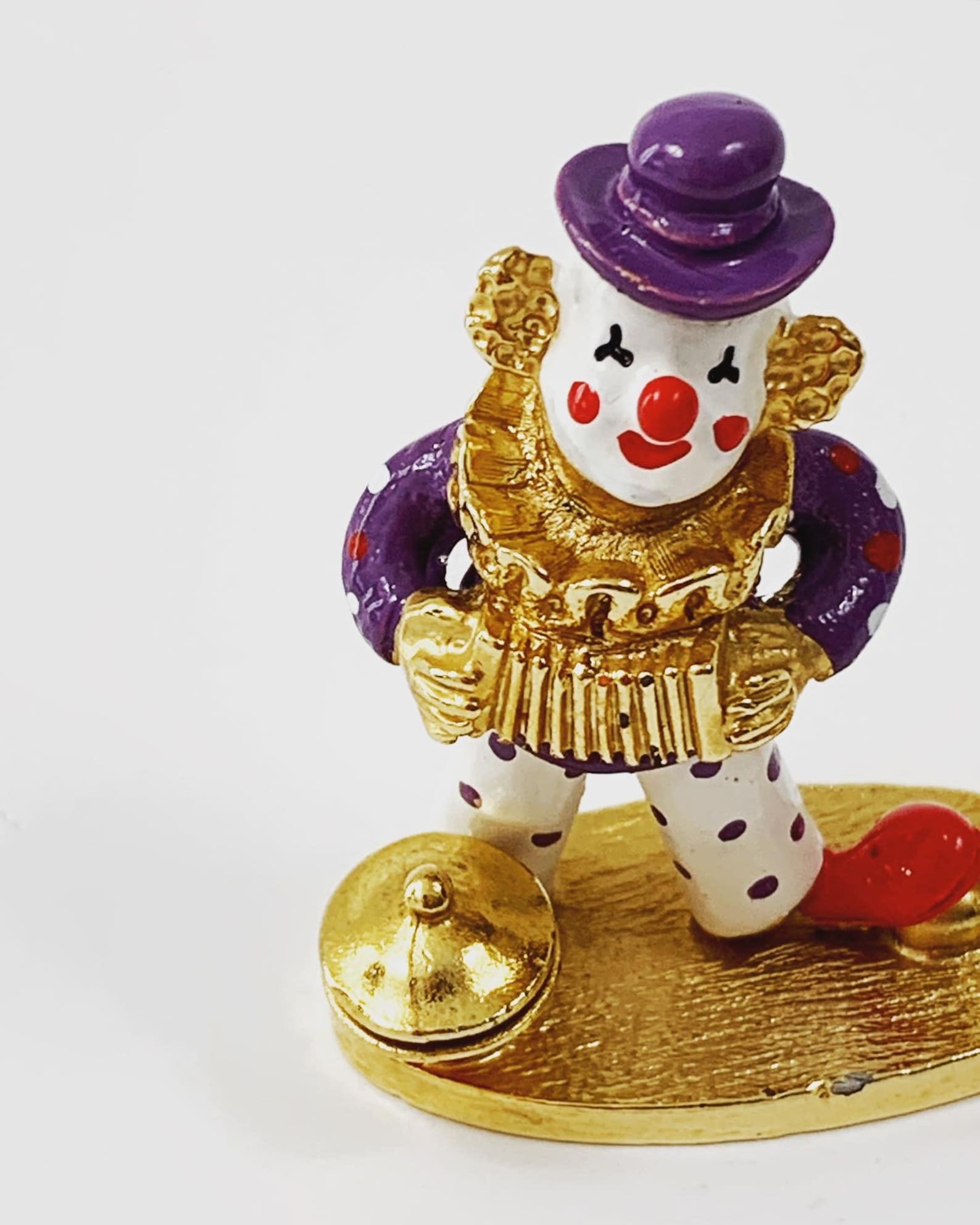 Spoontiques KM433 Miniature Gold Plated Pewter Clown Figurine With ...