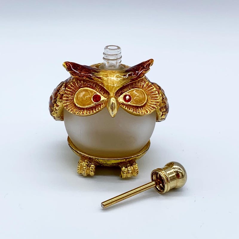 Owl Perfume Bottle - Etsy