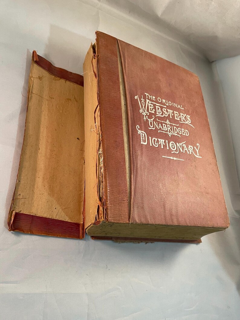 The Original Webster Unabridged Dictionary - Etsy