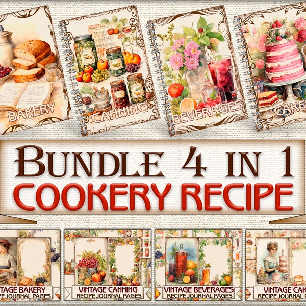 Cookbook Junk Journal - Etsy