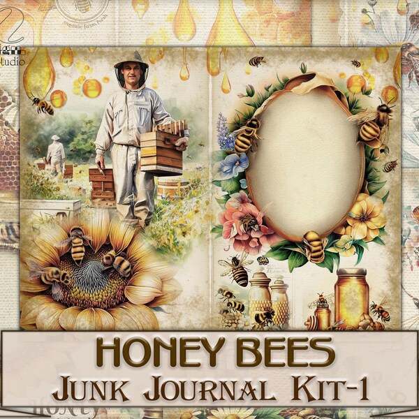 Bee Junk Journal - Etsy