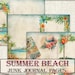 Summer Beach Junk Journal Pages Printables,vacation Papers - Etsy
