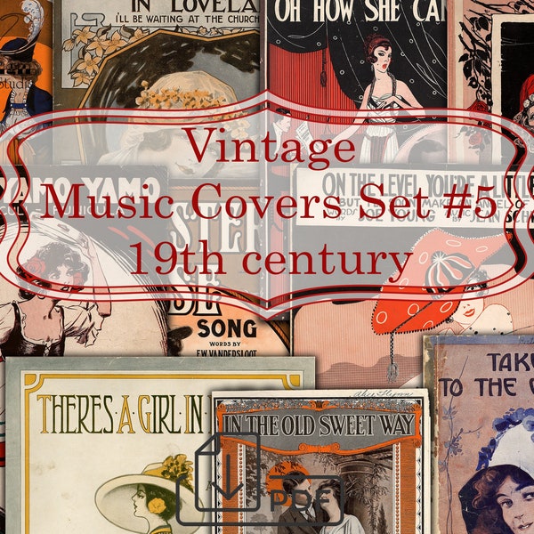 Sheet Music Cover - Etsy