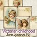 Victorian Children Journal Pages,printable Childhood Junk Journal Kit ...
