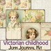 Victorian Children Journal Pages,printable Childhood Junk Journal Kit ...
