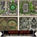 Magic Witch Junk Journal Kit,esoteric Pages,grimoire Digital Collage ...