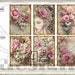 Vintage Shabby Chic Roses Flowers Collageaceo Digital Paper - Etsy