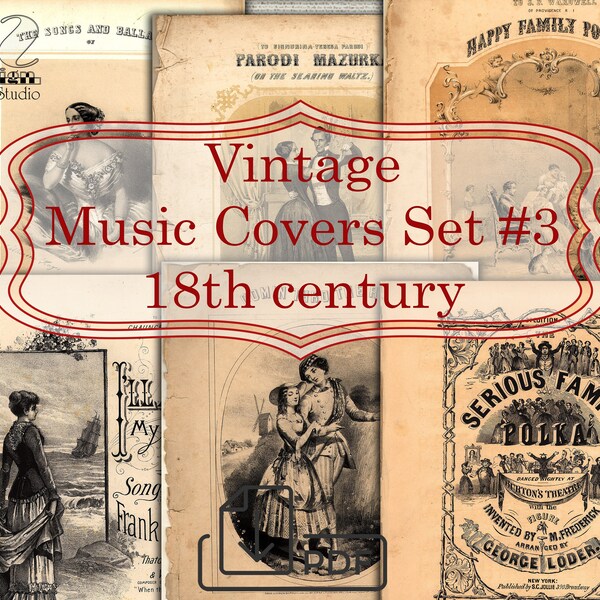 Sheet Music Cover - Etsy