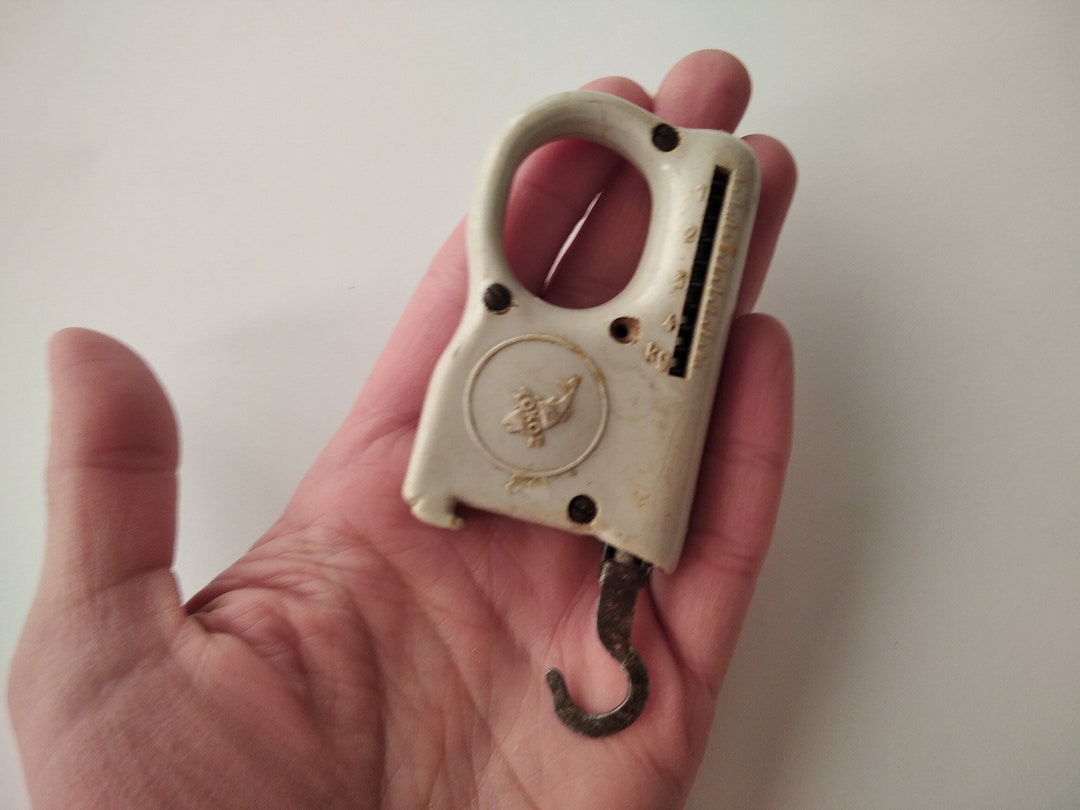 Vintage Scale, Hand Scale, Vintage Travel Scale, Hand Weights, Pocket ...