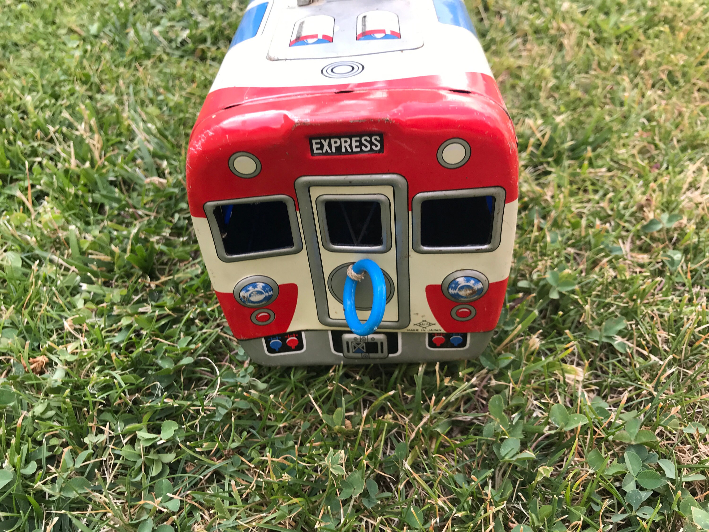 Vintage Tin Train Rare Tin Train Japan Tin Toy Train From - Etsy