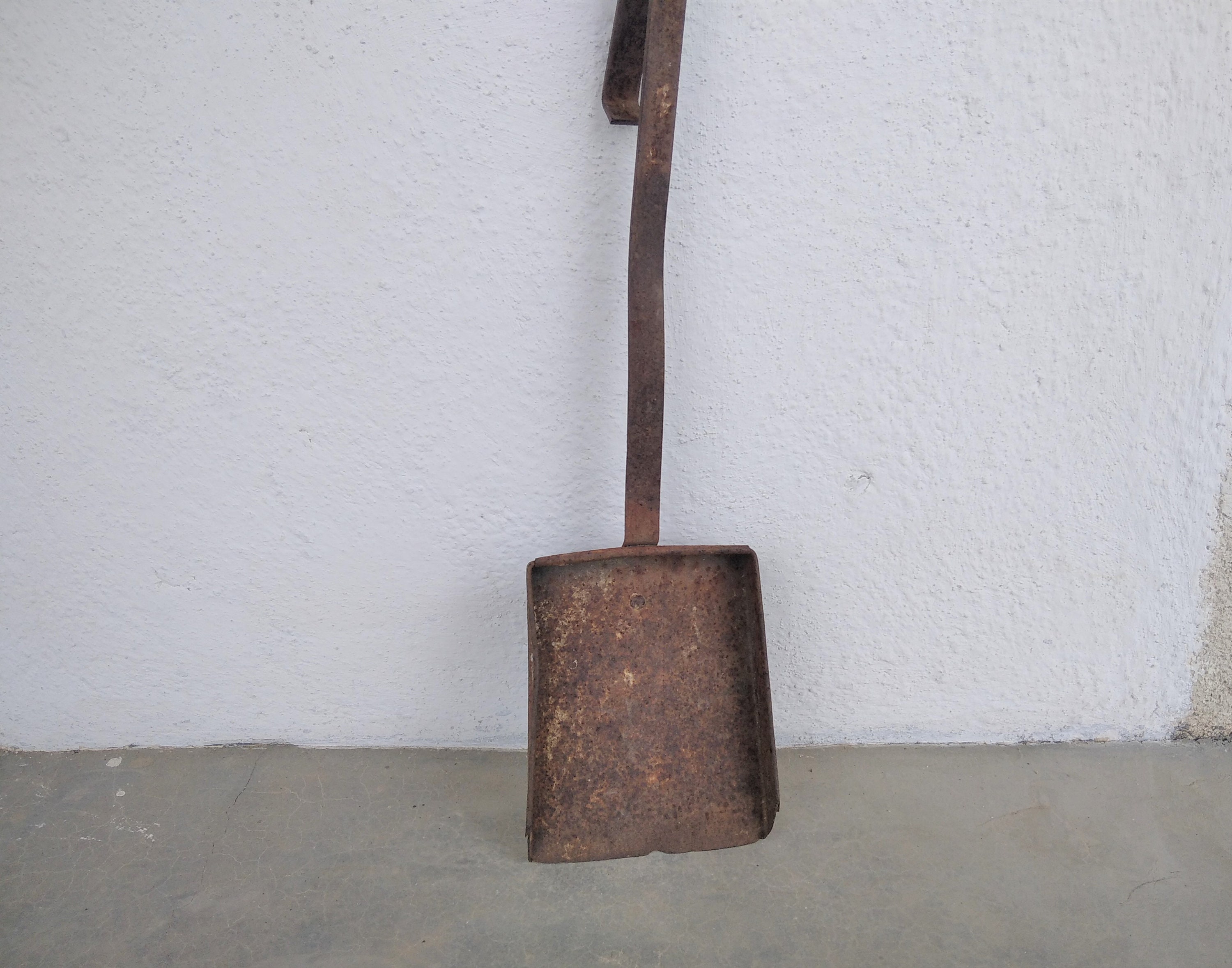 Pala de metal vintage, cuchara de metal antigua, pala oxidada vintage ...