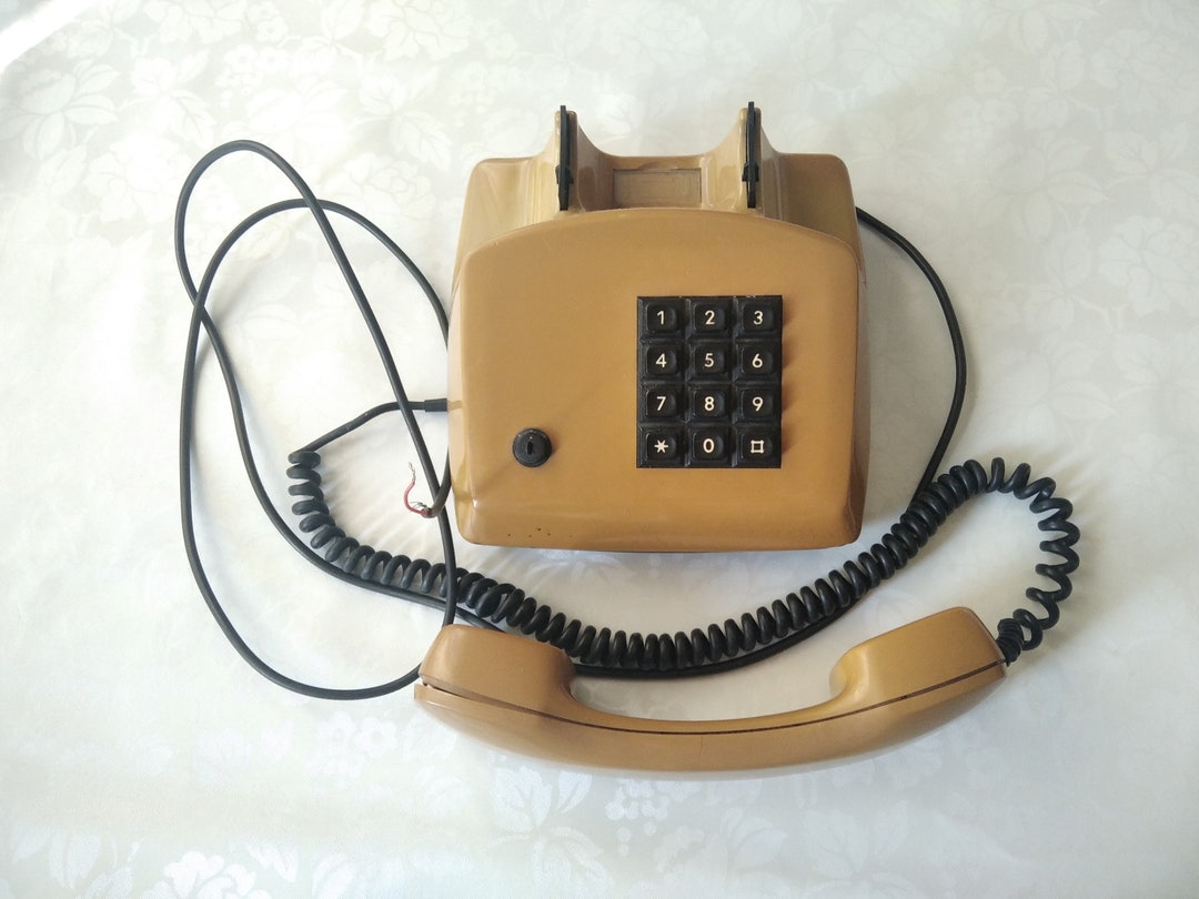 Vintage Home Phone, Vintage Telephone, Old Red Phone, Retro Rotary ...