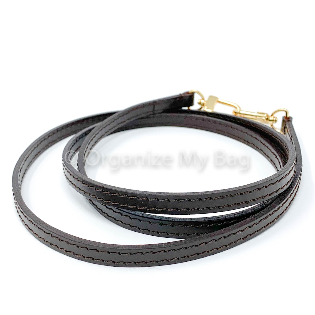 Dark Brown Leather Strap (9mm) for Your Bags! - Etsy