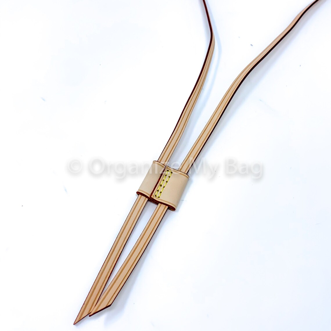 Vachetta Leather Drawstring Lace and Slide Keeper for Your - Etsy