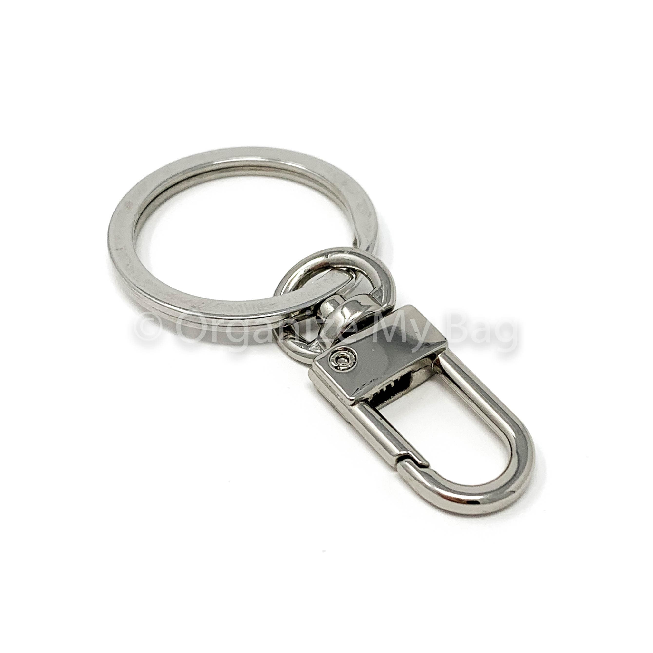 Luxury Keyring With Swiveling Clip Keychain Gold or Silver - Etsy