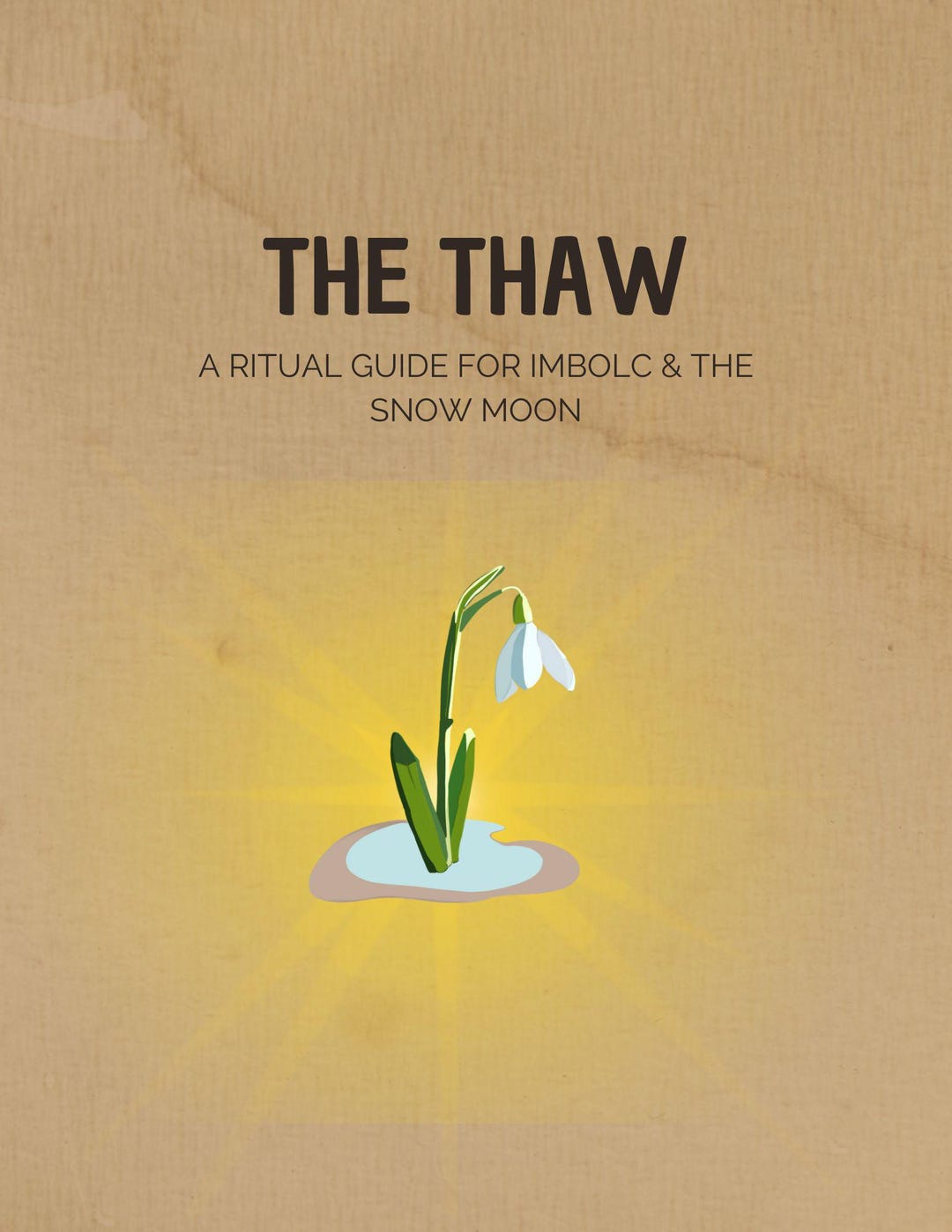 Imbolc Ritual Guide | Brigid Poetry Print | Snow Moon Ritual | Spring ...