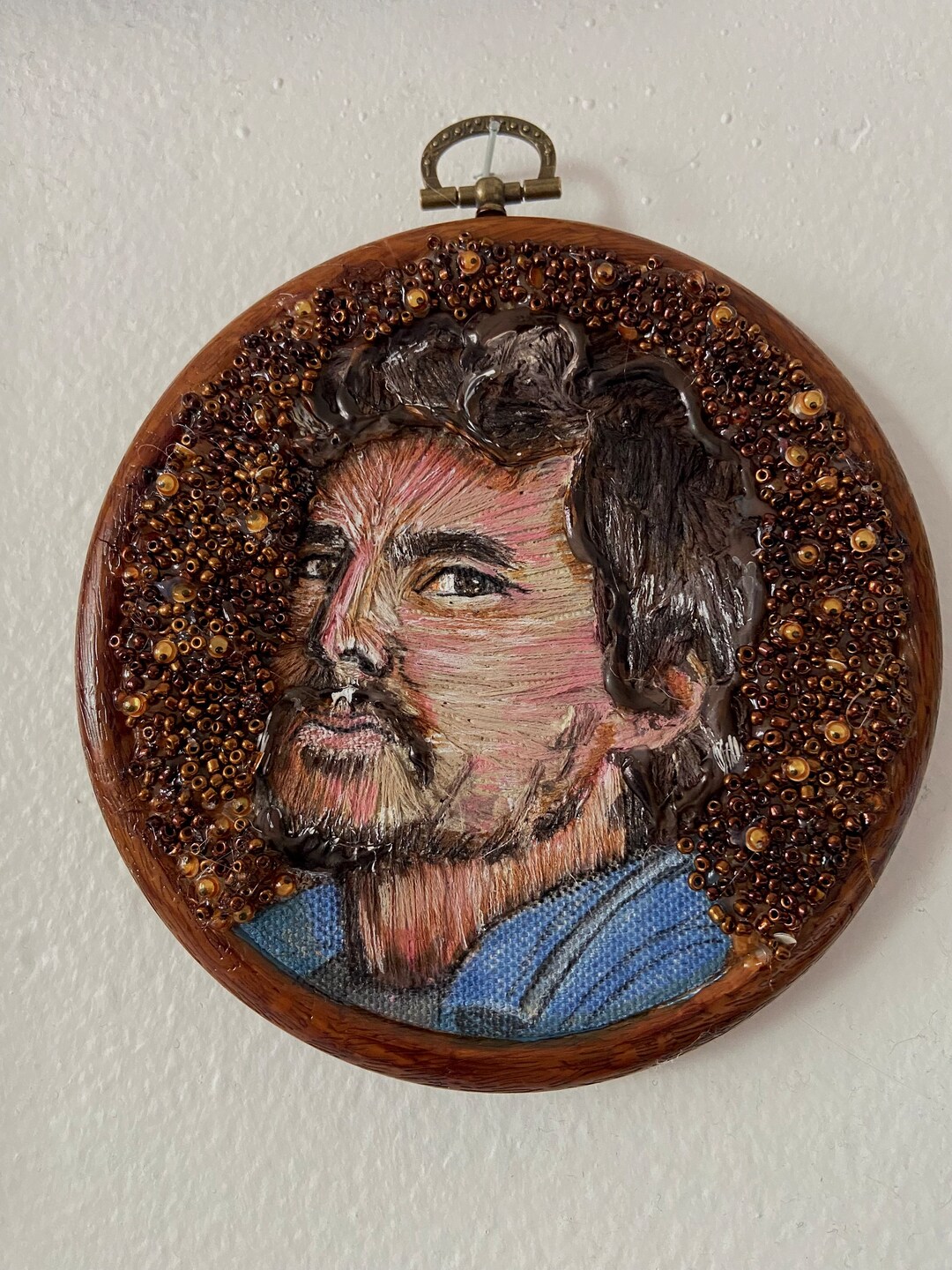 Pedro Pascal Embroidery Pedro Pascal Fan Art Last of Us the Mandalorian ...