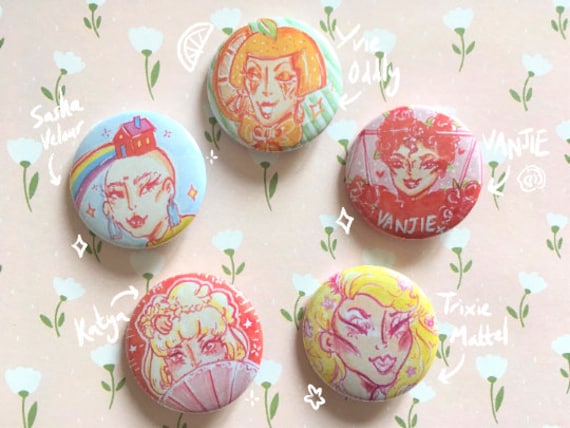 Drag Race Badges | Etsy