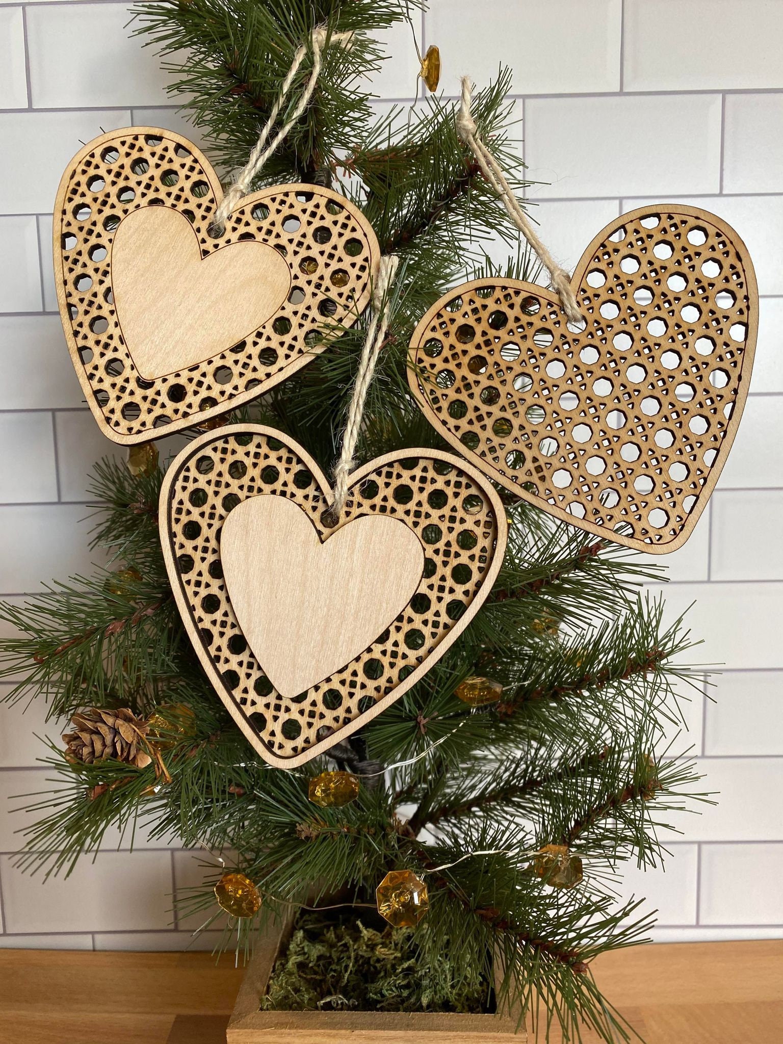 Valentine's Day Tag SVG, Rattan Pattern File, Laser Cut File, Glowforge ...
