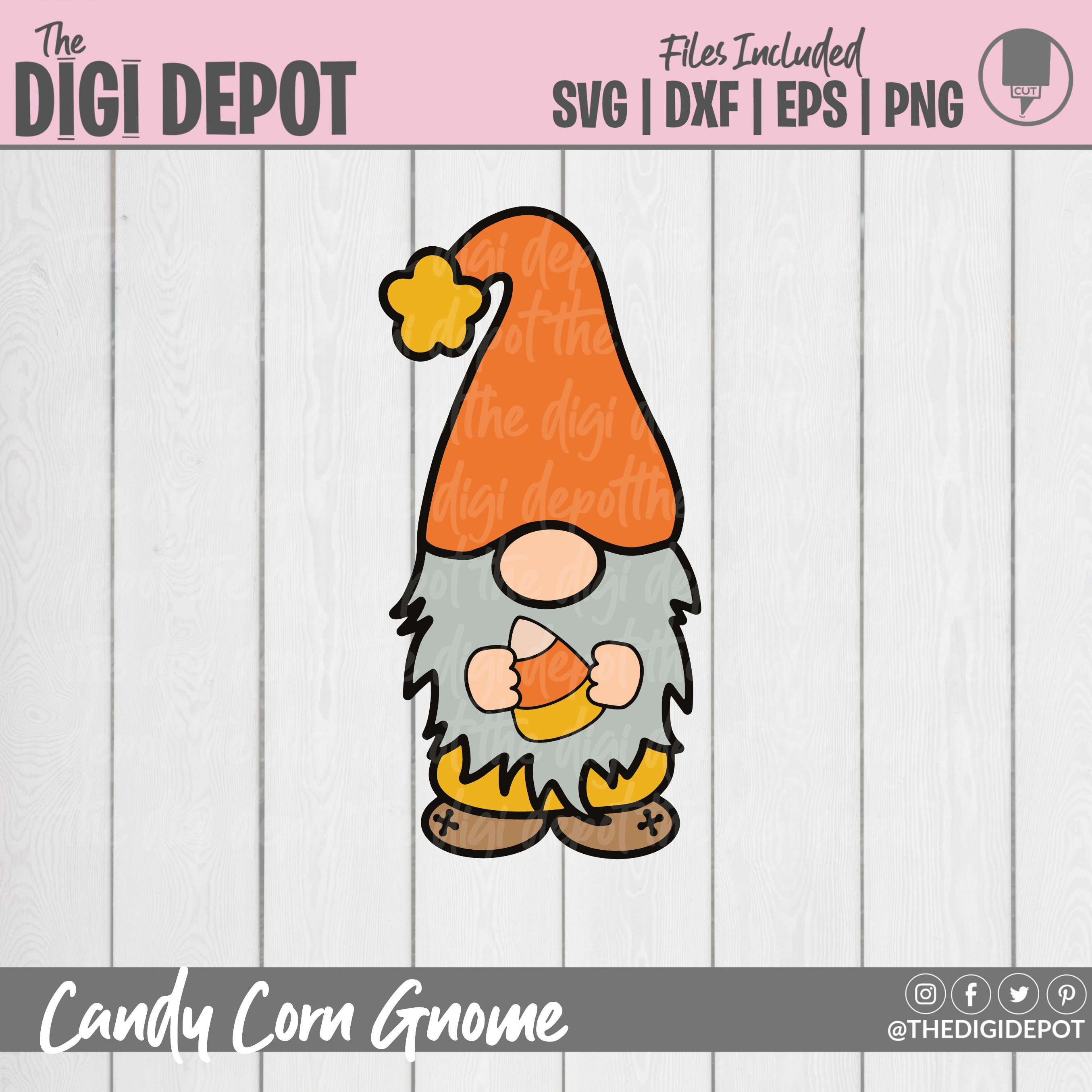 Gnome SVG Halloween Gnome SVG Candy Corn Gnome Gnome | Etsy
