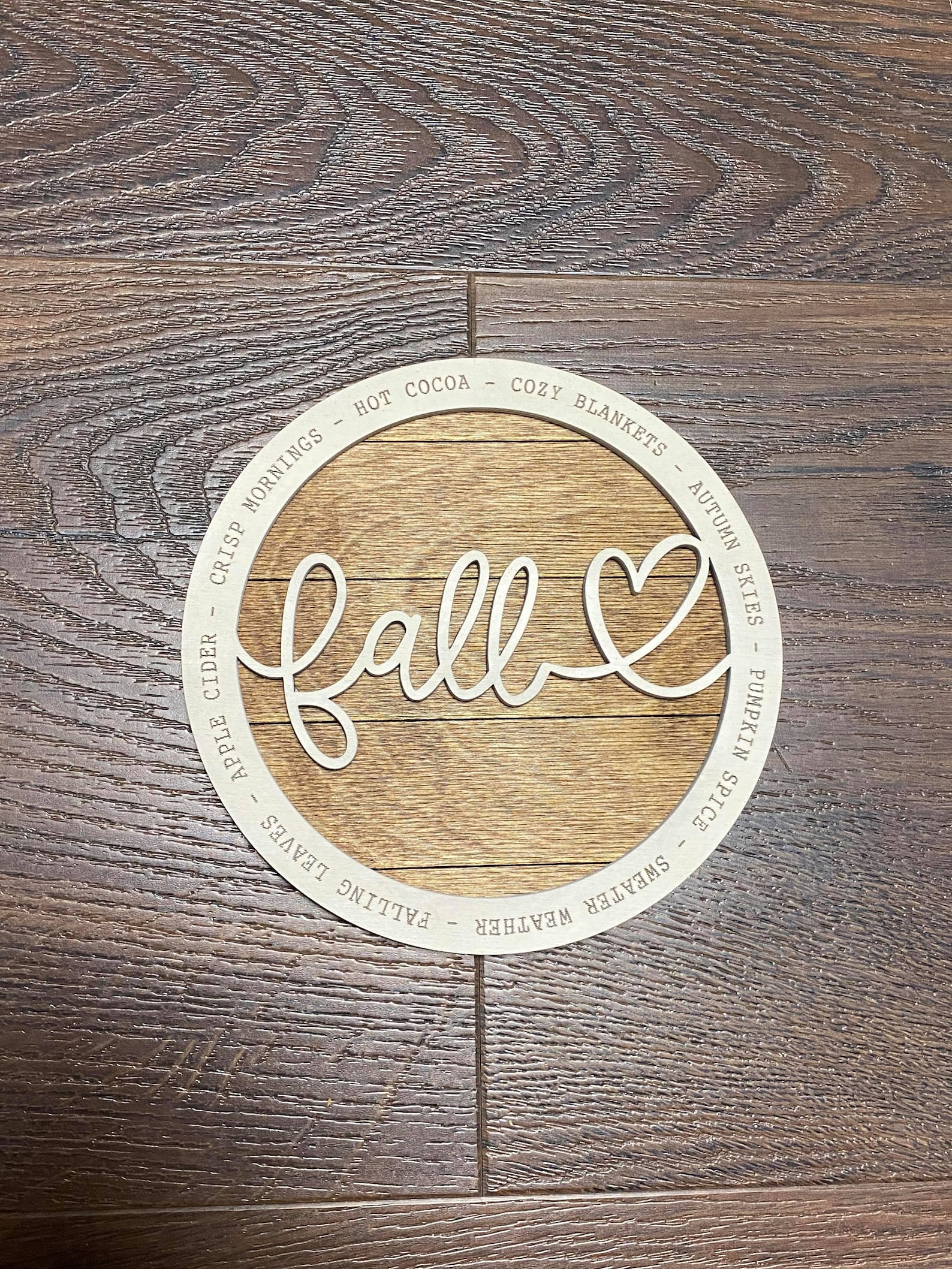 Fall Words SVG Glowforge File Laser Ready File Fall Tiered - Etsy