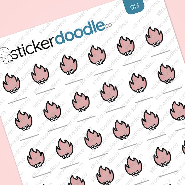 Calorie Stickers - Etsy