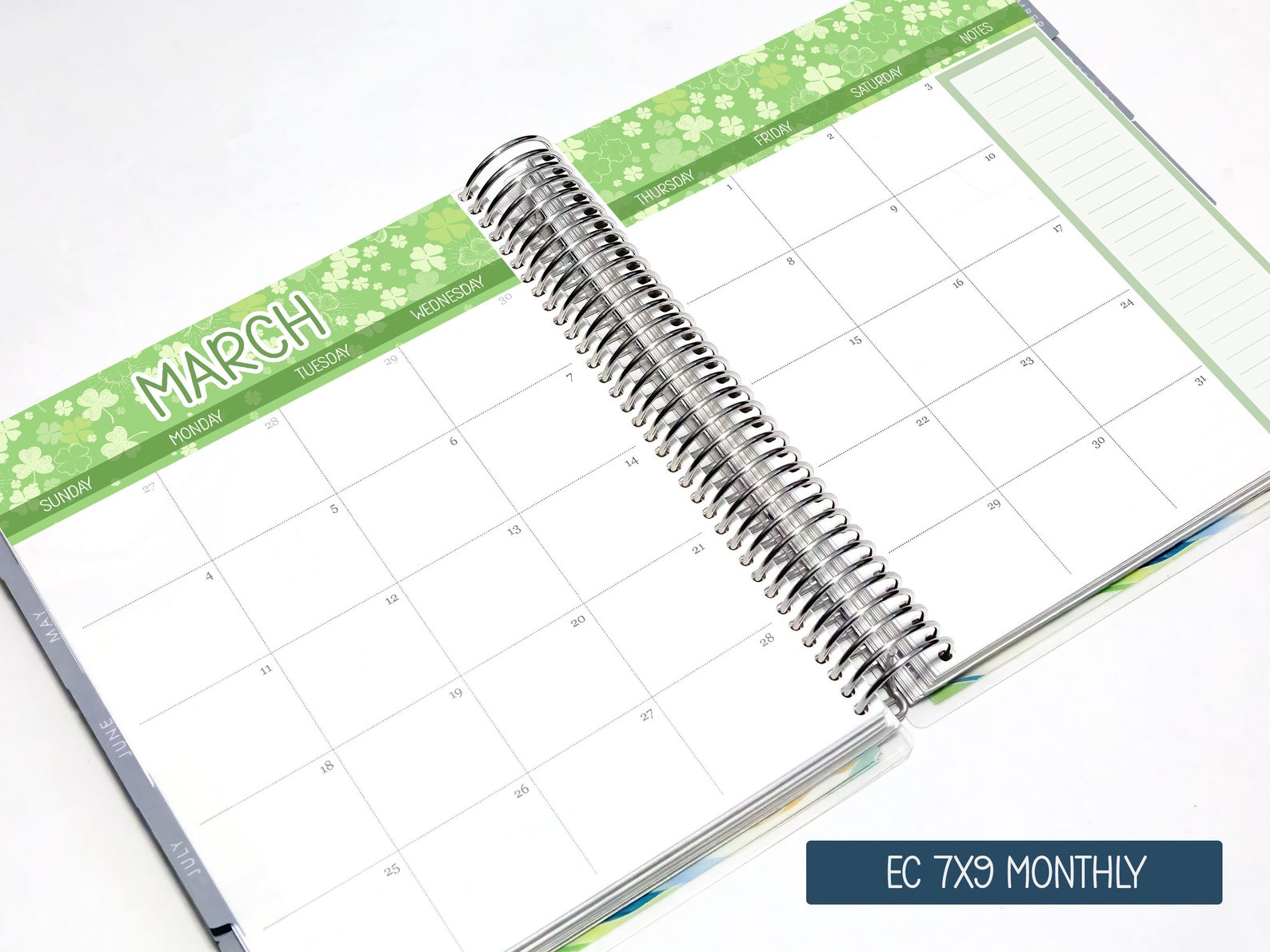 March Monthly Planner Kit Stickers || St. Patricks Day Theme ...