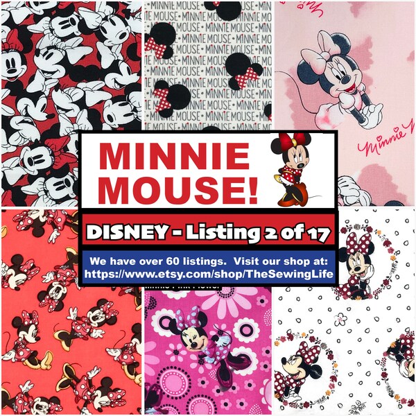 Minnie Mouse Face Mask - Etsy